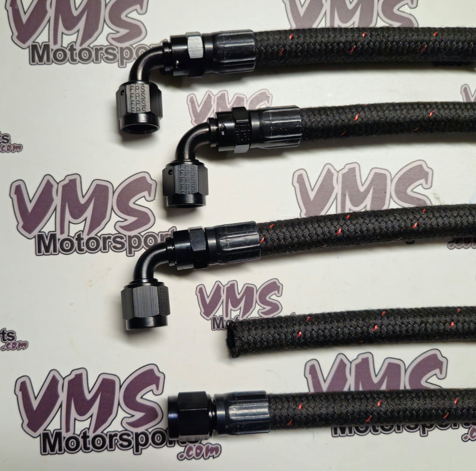 VMS Motorsports Legends FZ09 MT09 Lightweight Black Fuel Line Kit